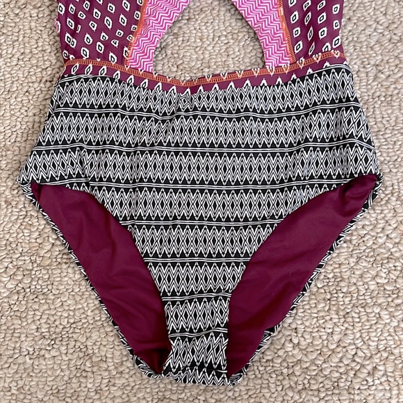 BECCA | Swim | Becca By Rebecca Virtue Twist Top Cut Out One Piece ...